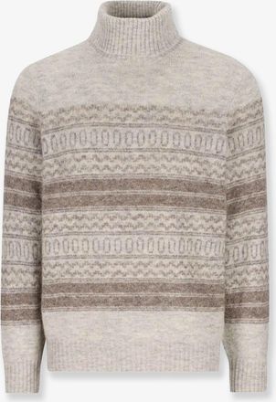 Brunello Cucinelli Nordic Jacquard alpaca, cashmere and wool blend sweater - BRUNELLO CUCINELLI - gender_Man