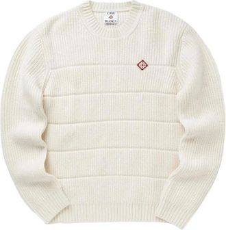 Casablanca Homme, Pulls, Blanc, Taille: S Padded Crew