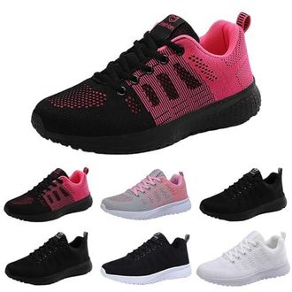 Generic Chaussures de course pour femme - L&eacute;g&egrave;res et respirantes - Pour la marche, la gym, le sport - Chaussures de tennis - Antid&eacute;rapantes, rose vif, 38.5 EU