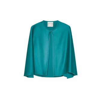 Forte_Forte Envers Satin Cape - - Blouses & Shirts - Damen - Gr&uuml;n - S