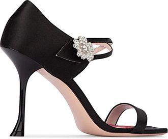 Roger Vivier Femme, Chaussures, Noir, Taille: 39 EU Sandales &Eacute;l&eacute;gantes pour Femmes