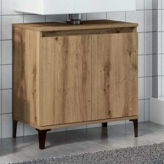 vidaXL Vidaxl - Armoire d&eacute;vier ch&ecirc;ne artisanal 58x33x60 cm bois ding&eacute;nierie