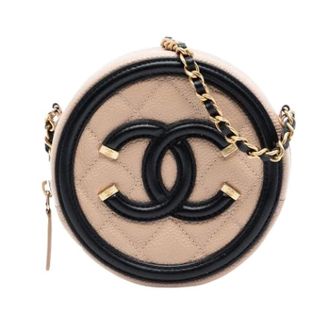 Chanel Sac bandouli&egrave;re CC Filigree Pre-owned - Femme - Pre-owned - Beige - Taille: ONE Size