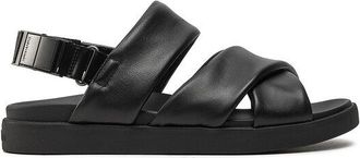 Calvin Klein Sandalen Padded Criss Cross Sandal HM0HM01482 Schwarz