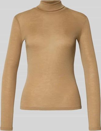 Max Mara Slim Fit Langarmshirt aus Woll-Seiden-Mix Modell TESEO