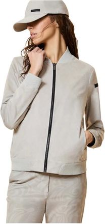 Roberto Ricci Design Rrd, Femme, Vestes, Beige, Taille: 46 FR Bomber Nabucco