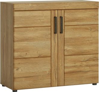 M&ouml;belando Kommode >Cortina< in Grandson Eiche Dekor - 92,8x86x40,9 (BxHxT)