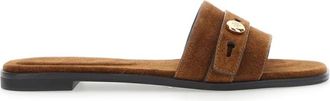 Tory Burch Femme, Chaussures, Brun, Taille: 38 1/2 EU Romy Slide