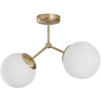 OZAIA Suspension en m&eacute;tal et verre Damar