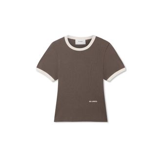 Axel Arigato Dahlia T-Shirt - - Tops - Damen - Braun - M