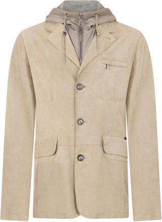Moorer Homme, Vestes, Beige, Taille: XL Manteaux