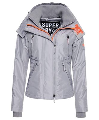 Superdry Damen Mountain SD Windcheater Taubengrau 38