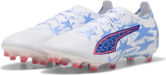 Puma Chaussures de football ULTRA 6 MATCH KIDSUPER x CHRISTIAN PULISIC FG/AG Unisexe, Accessoires, Blanc, 40.5