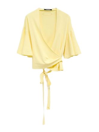 Jacquemus Pull Col Rond - Jaune
