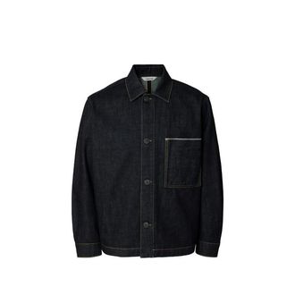 Selected Veste jean droite en coton