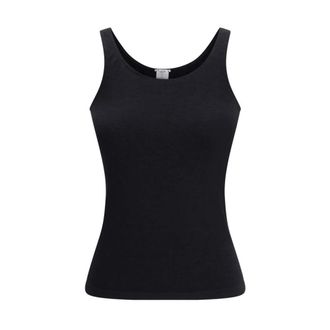 Wolford &Auml;rmelloses Figurbetontes Baumwolltop - - Tops - Damen - Schwarzk - M