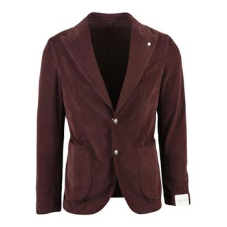 L.B.M. 1911 Samtjacke - - Jackets - Herren - Braun - L