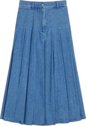 Max Mara Femme, Jupes, Bleu, Taille: 34 FR Opuntia Skirt