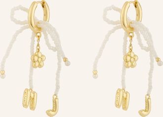 Marc Jacobs Ohrh&auml;nger The Beaded Mj Ballon Earrings gold