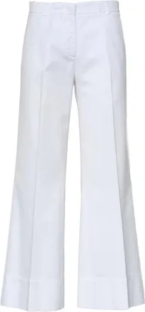 Ql2 Quelledue QL2 Quelledue, Femme, Pantalons, Blanc, Taille: 42 FR Wide Pantalons