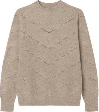 Springfield 1.t.AP. Swater Elastane Estruc Chevron Pull, Caramel, M Femme