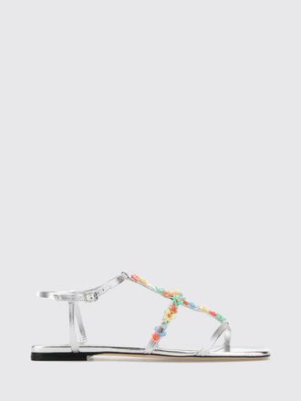 Jimmy Choo London Sandales &agrave; Talons Femme couleur Argent