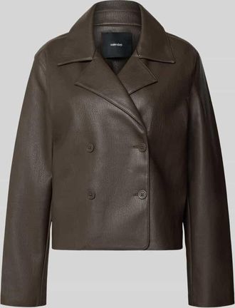 someday Regular Fit Blazer in Leder-Optik Modell Neala