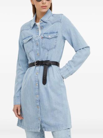 Levi's Jeanskleid mit gekn&ouml;pfter Tasche - Blau