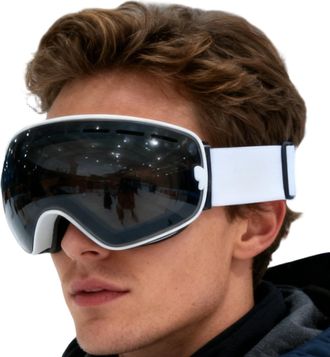 Generic Skibrille - Weitsicht-Panoramaglas Mit Doppelscheibe, Beschlagfrei, Professionelle Wintersportbrille F&uuml;r Erwachsene Und Jugendliche | UV-Schutzbrille 