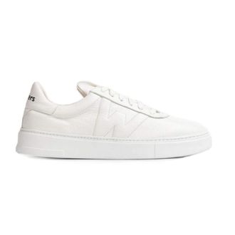 Wonders Oliver Herren-Sneaker - Wei&szlig;es Leder- Gepr&auml;gtes Logo- Maxi-Sohle - - Shoes - Herren - Wei&szlig; - 41 EU