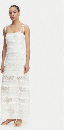 Vero Moda Abendkleid Lucia 10348443 Creme Regular Fit