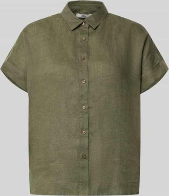 0039 Italy Leinenbluse mit Knopfleiste Modell DOLLY