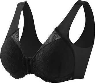 Generic Soutien-gorge fronc&eacute; doux et confortable - Soutien-gorge sans fil - Lingerie pour femme - Soutien-gorge de sport quotidien - Grand soutien-gorge de sp