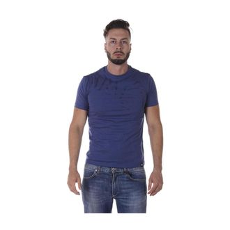 Armani Jeans Homme, Tops, Bleu, Taille: XL Casual Logo Print Top