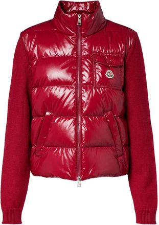 Moncler L1 093 9B00023 M774 470 Cardigan - - Jackets - Damen - Rot - L