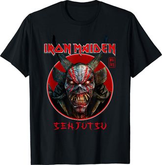 Iron Maiden Senjutsu Eddie Face Circle T-Shirt