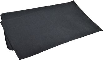 Nicola Spring Rippenbaumwolltaschen - 48 X 33cm - Schwarz - Pack Von 6