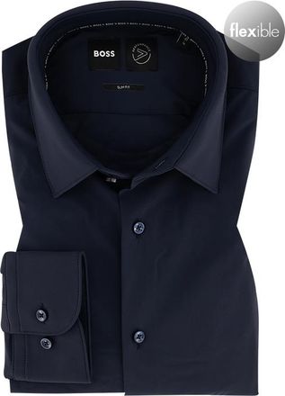 HUGO BOSS Herren Hemd blau