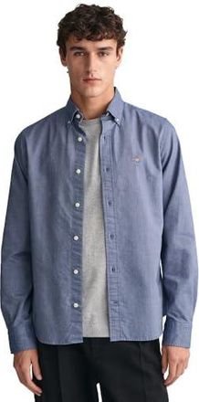 GANT Shirt Chemise Oxford Coupe Slim, Persian Blue, XL Homme