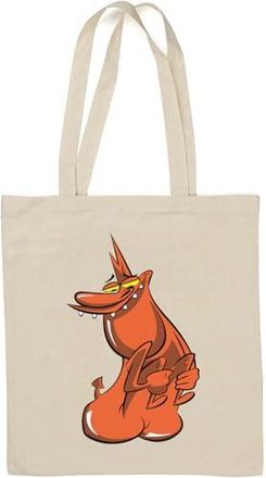 Generic TV 45 Sac fourre-tout en coton naturel Blanc