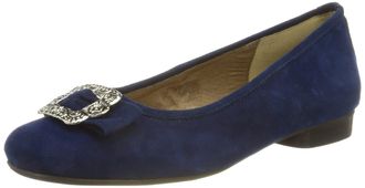 Hirschkogel Damen 0590452 Ballerinas, Dunkelblau, 38 EU