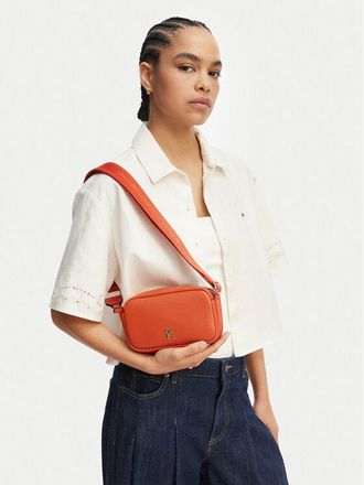 Tommy Hilfiger Handtasche Th Logotape Camera Bag AW0AW18741 Orange