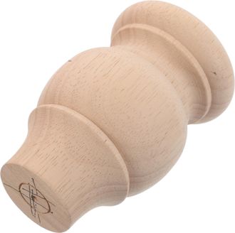 SOLUSTRE Holzfüße Für Möbel Runde Schrankbeine Aus Massivholz Möbelbeine Aus Holz Für Tisch Und Schrank Einfache Befestigung Stabiler Halt