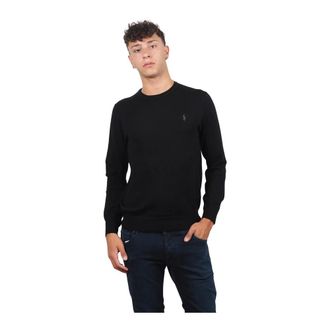 Ralph Lauren Leichter Woll-Polo-Pullover - - Knitwear - Herren - Schwarzk - M