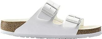 Birkenstock Unisex Arizona White/White/White Birko-Flor Sandal 42 R EU