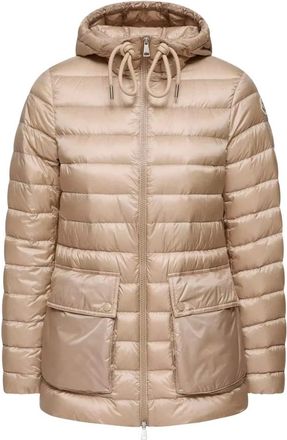Moncler Femme, Vestes, Beige, Taille: 44 FR Down Jacket