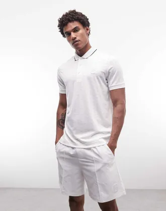 Lacoste Tennis Performance - Polo technique &agrave; logo - Blanc