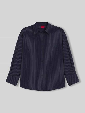HUGO BOSS Regular Fit Langarmbluse aus reiner Baumwolle Modell EXTRA