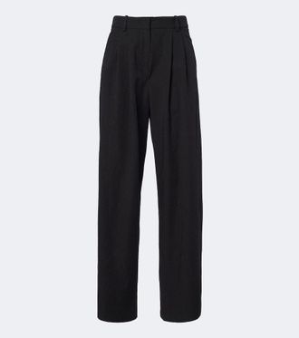 Isabel Marant Pantalon droit Lyda en laine vierge