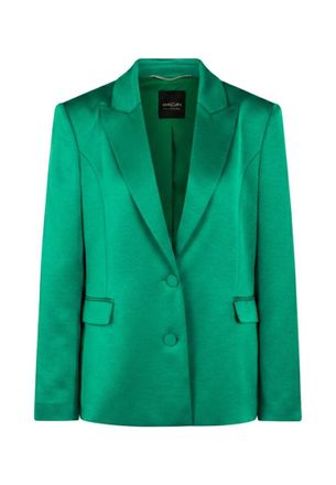 Marc Cain Damen Blazer mit stoff&uuml;berzogenen Kn&ouml;pfen